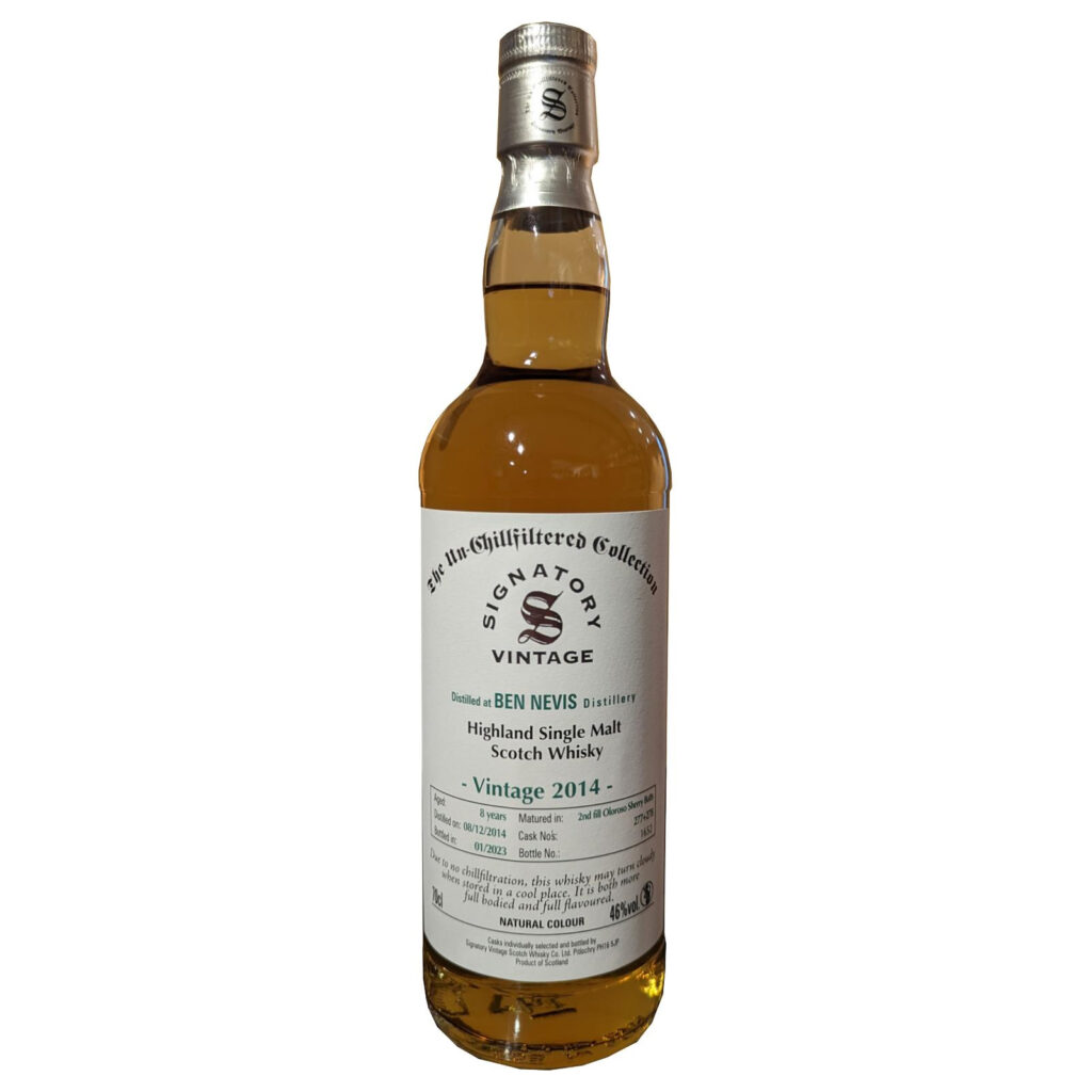 Ben Nevis 2014 8 years - cask #277 #278 – B-Spirit